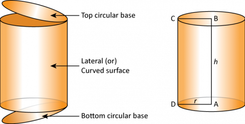 Curved Surface Area of Cylinder – Derivation, Formula and Examples ...